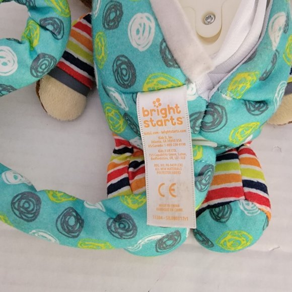 Bright Starts | Toys | Bright Starts Interactive Plush Baby Monkey ...
